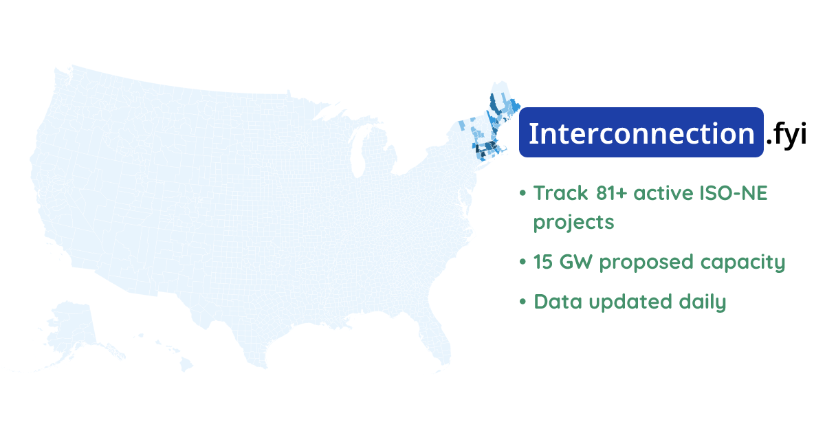 Latest Active ISO New England Generation Interconnection Queue Requests ...