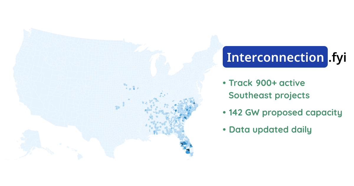 Latest Active Southeast (non-ISO) Generation Interconnection Queue ...